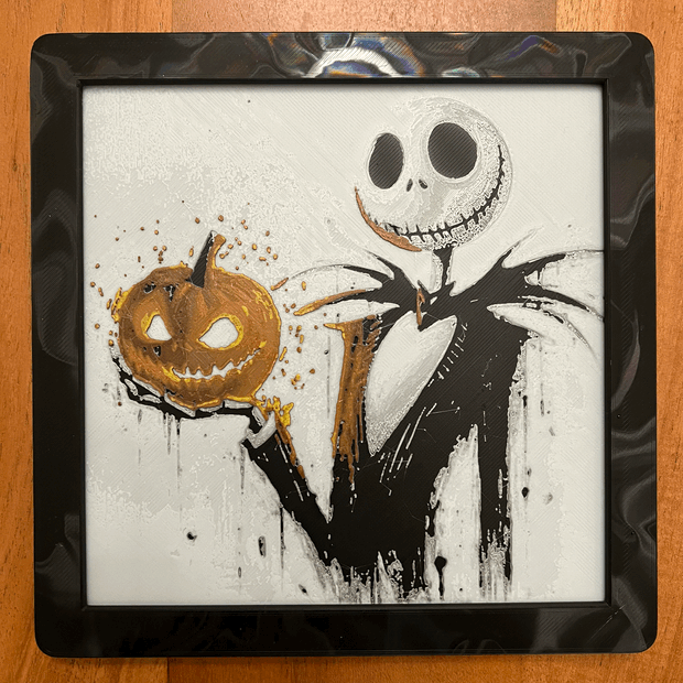 Horror Jack Skellington Hueforge / 2d poster – 3DJadeCraft