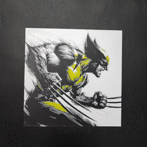 Marvel Wolverine 2 Hueforge / 2d poster – 3DJadeCraft